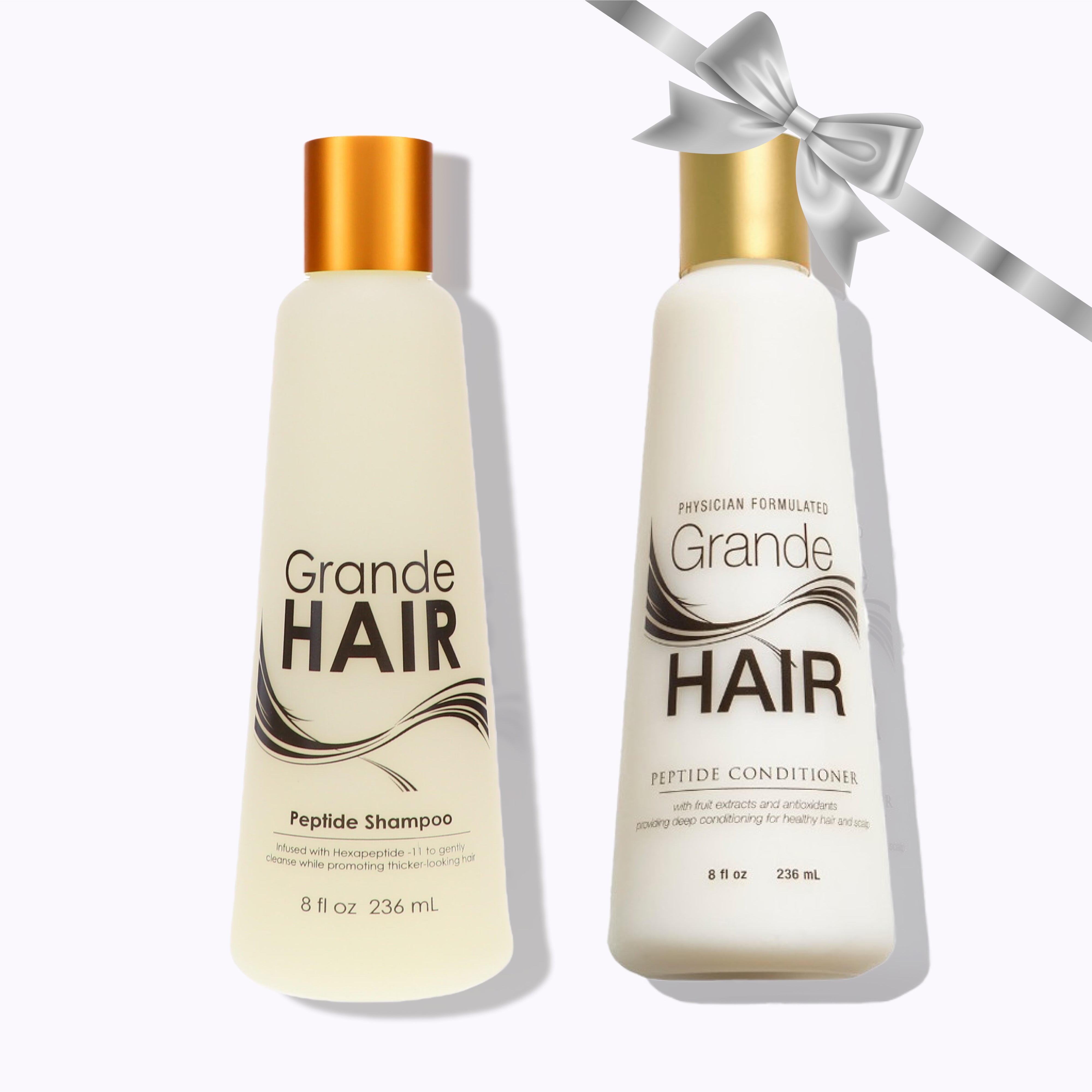 Grande Cosmetics - GrandeHAIR Peptide Shampoo & Conditioner – DermStreet