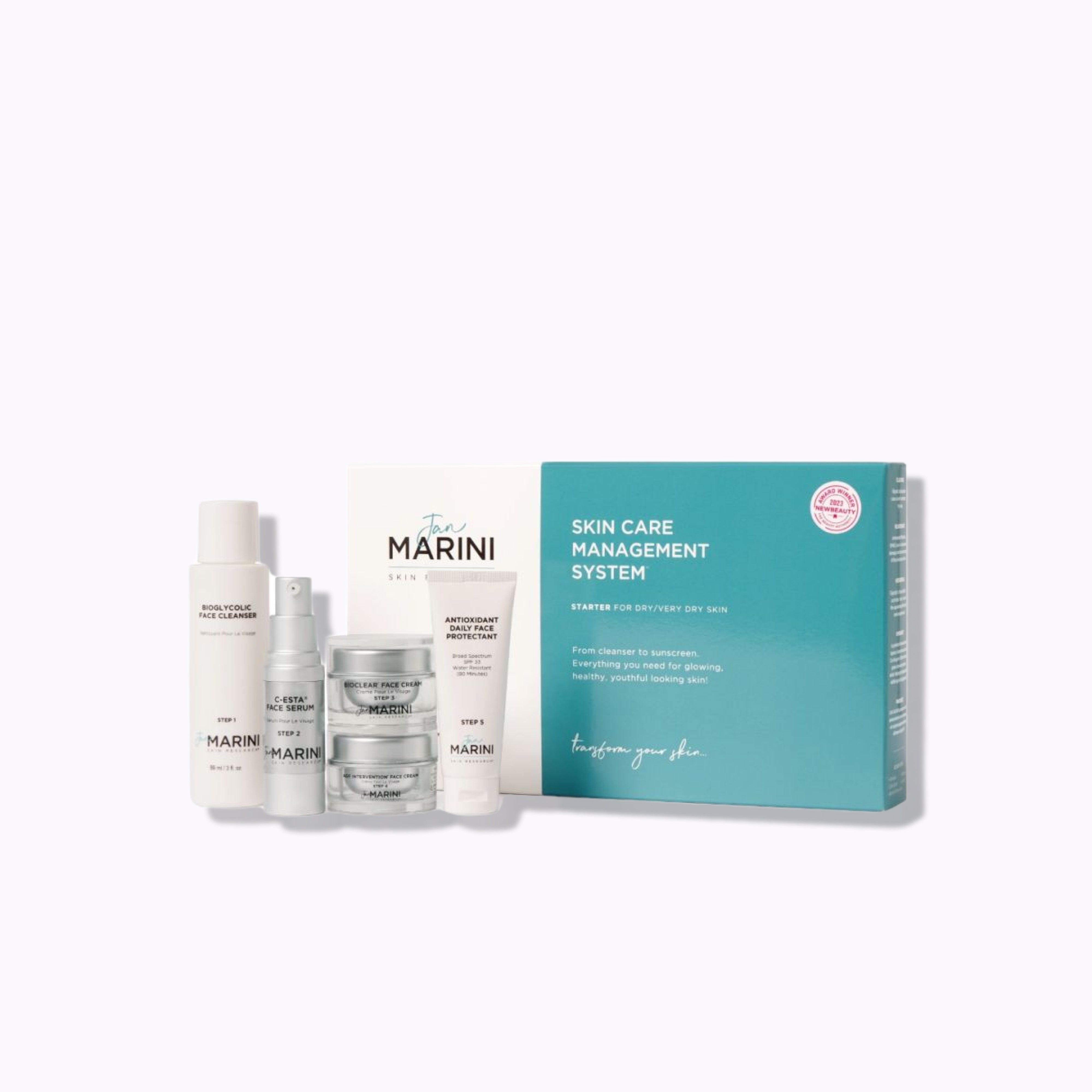 Jan Marini Starter Skin Care Management System Kit Dry / Very Dry ...