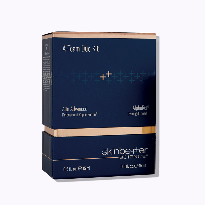 skinbetter science A-Team Duo Kit AlphaRet Overnight Cream & Alto Adva ...