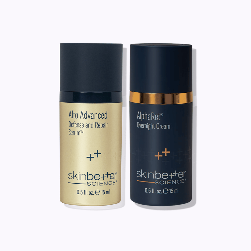 skinbetter science A-Team Duo Kit AlphaRet Overnight Cream & Alto Adva ...